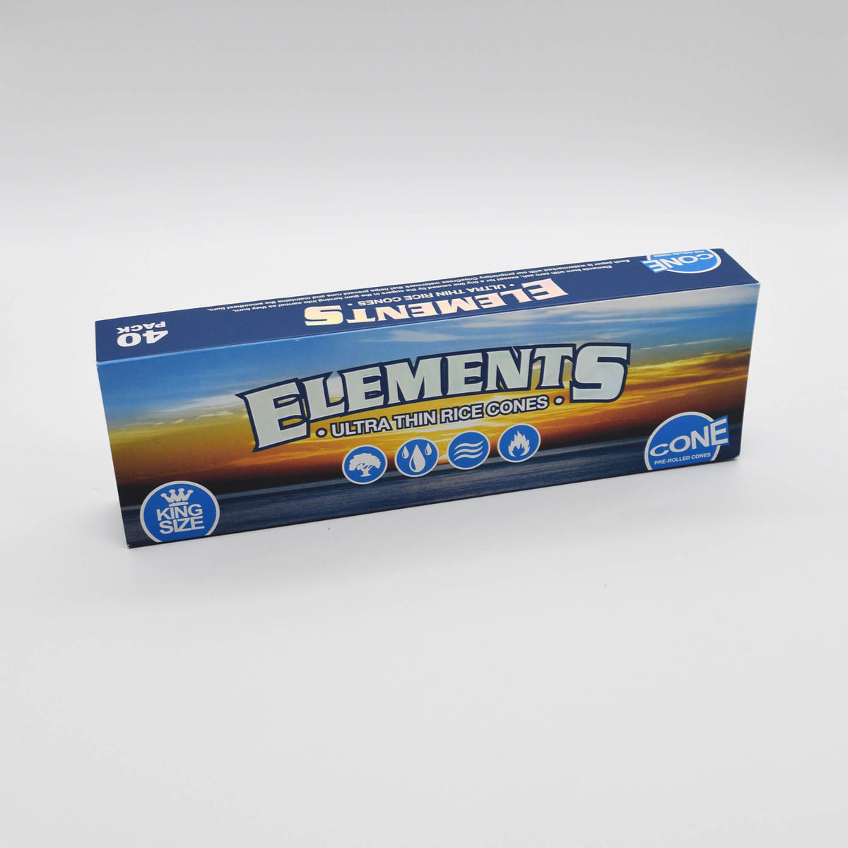 Elements Ultra Thin Rice King Size Cones 40 Stk – Smokerhontas